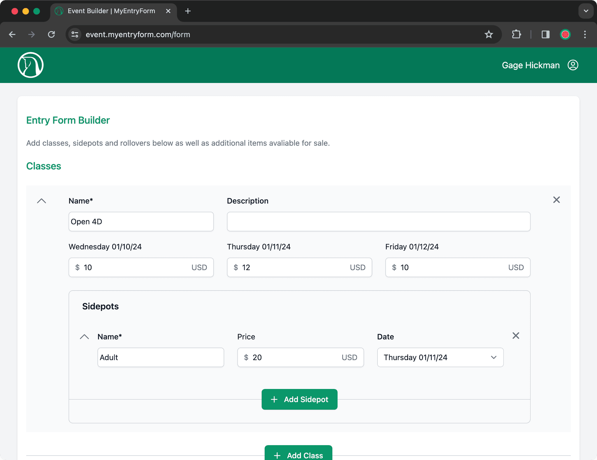 MyEntryForm - Online Entries Made Simple!